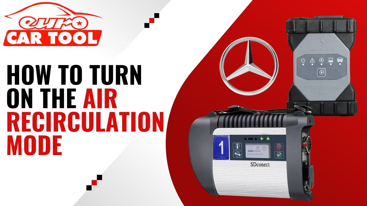 How to turn on air recirculation mode on Mercedes with DTS Monaco ...