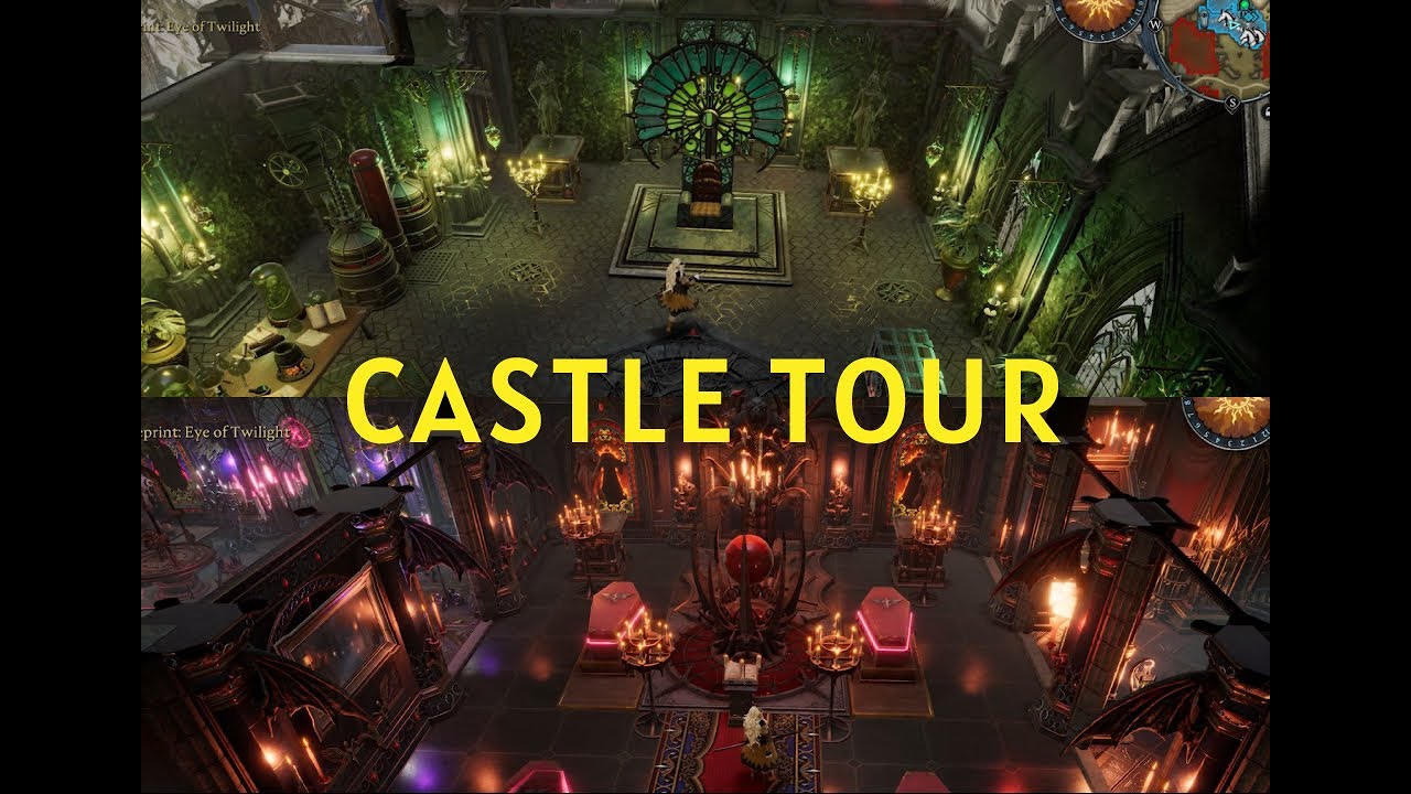 V Rising Castle Tour | Creative Color Palettes - YouTube