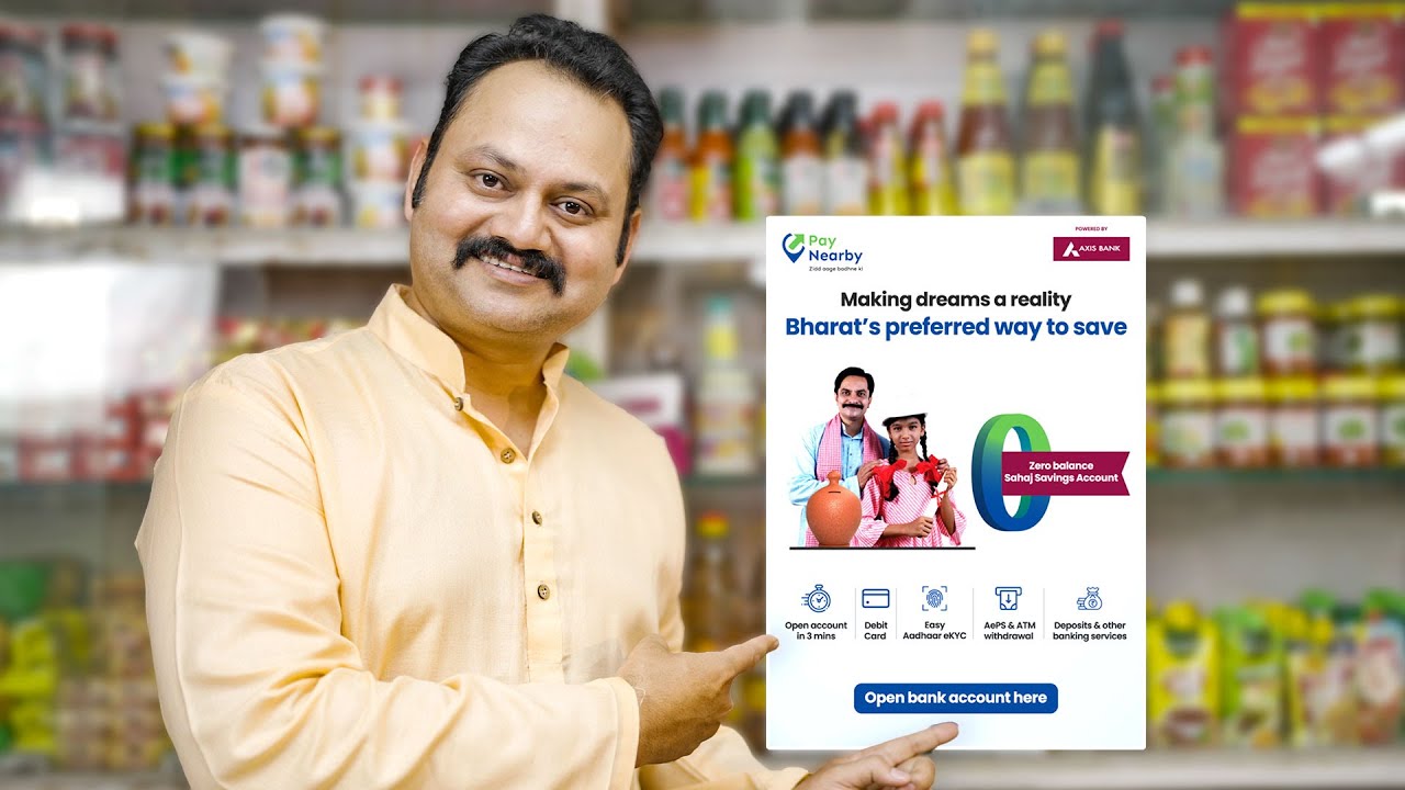 Open zero balance Sahaj Savings Account for customers with Axis Bank ...
