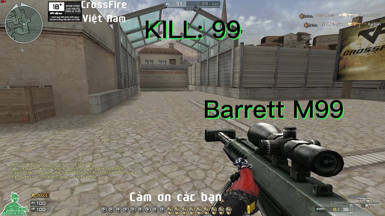 Barrett M99 - 99 KILL - YouTube