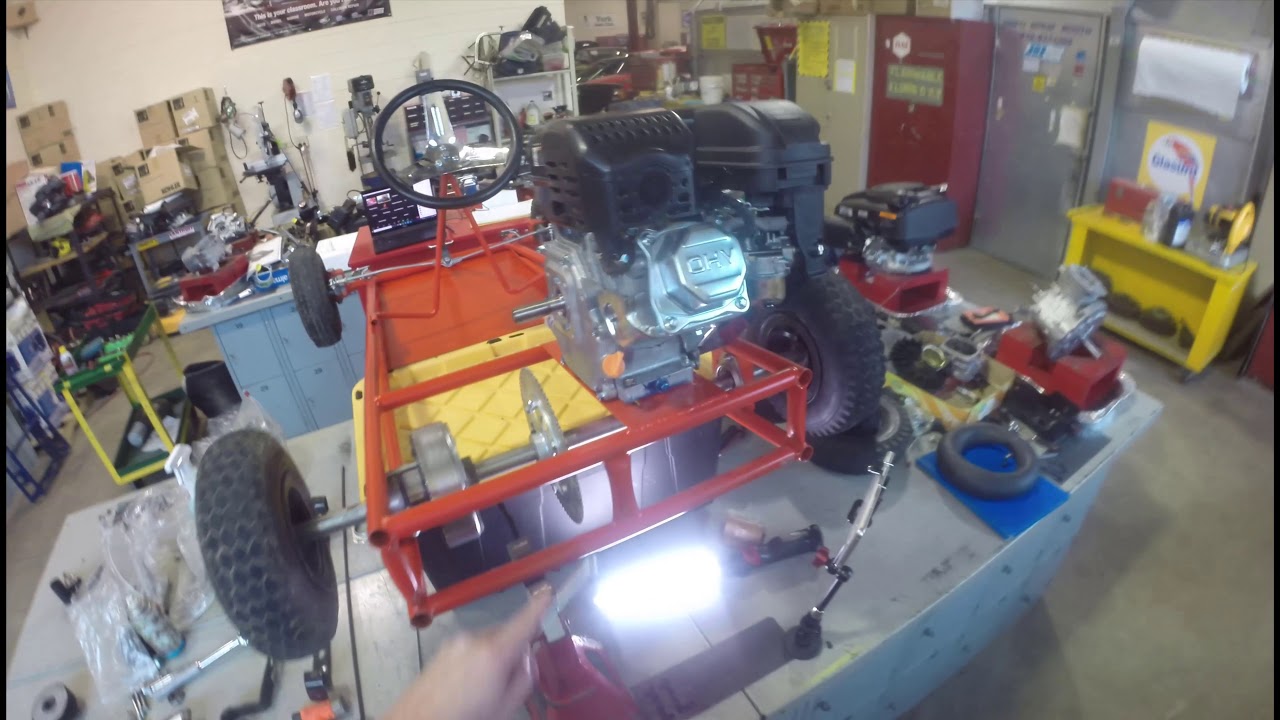 Steps 13 - 19 of the Azusa Go Kart Build - YouTube
