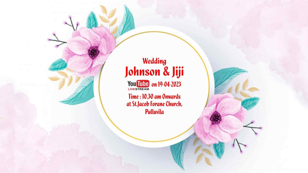 19-04-2023 Johnson & Jiji - Wedding - YouTube
