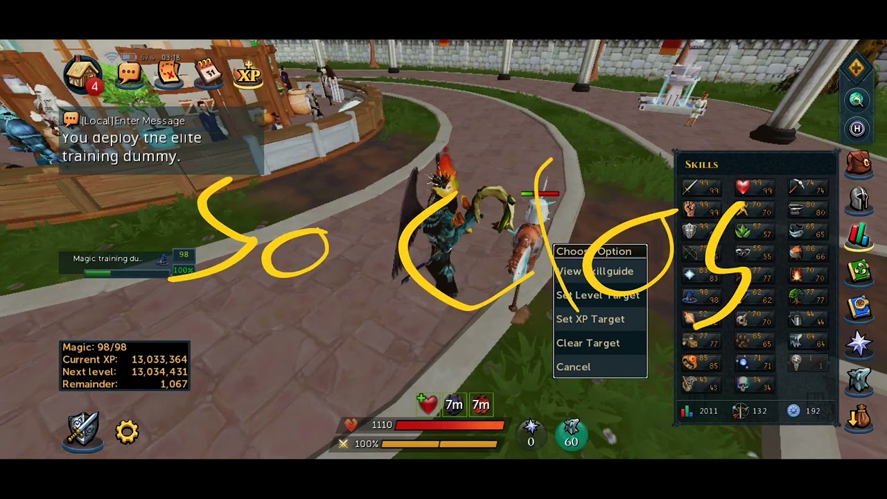 Getting 99 Magic on Runescape - YouTube