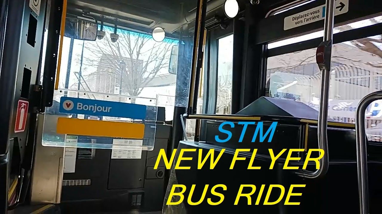 MONTREAL STM NEW FLYER EXCELSIOR BUS RIDE ON THE 115 PARÉ INDUSTRIAL ...