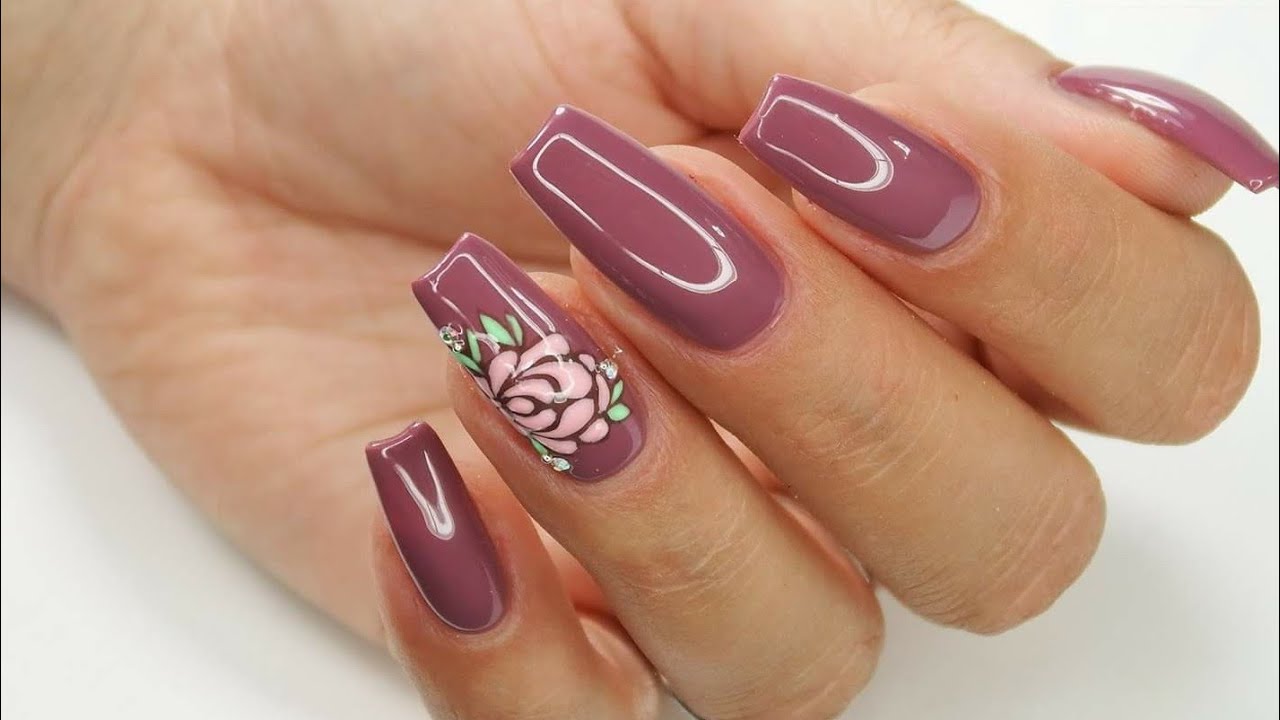 Pink Peony / PB NAILS GE191 DEVOTED - YouTube