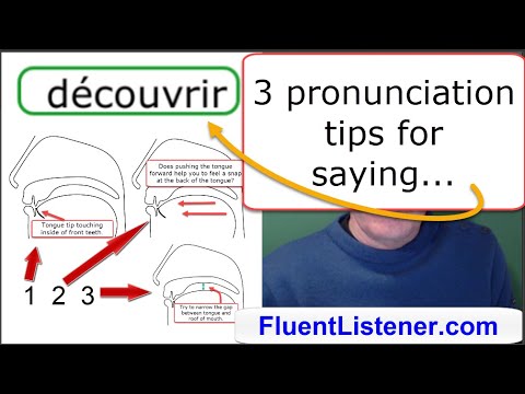 3 tips for pronouncing "découvrir" in French - YouTube