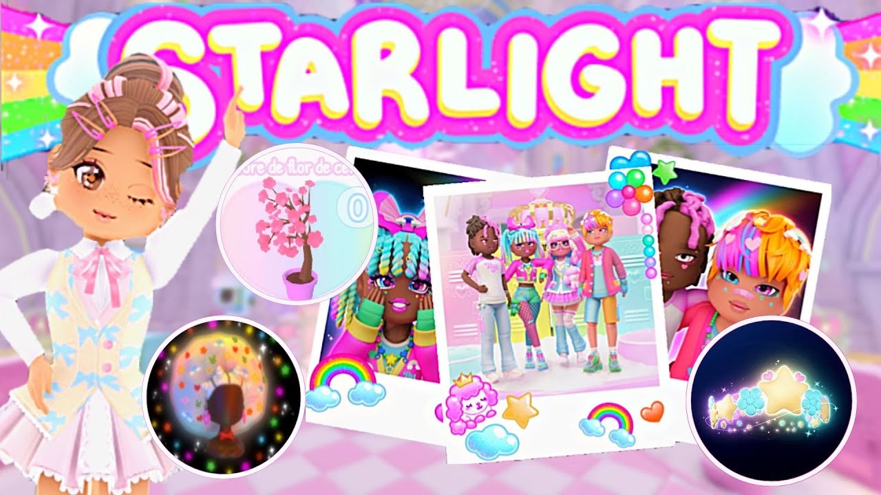 NOVO SET STARLIGHT! + CABELOS NOVOS TODA SEMANA! // Roblox Royale High ...