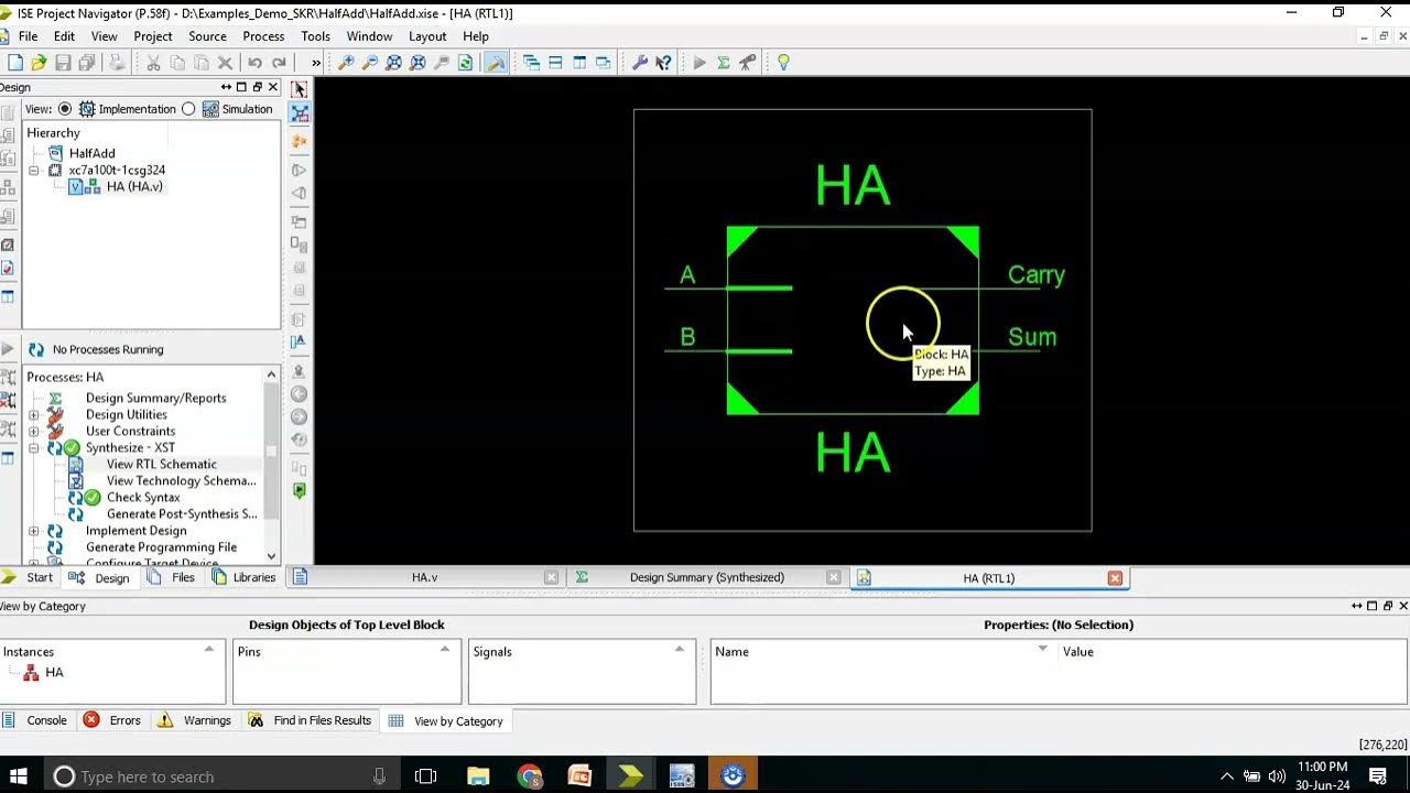 Simulation of Verilog code using Xilinx ISE tool - YouTube