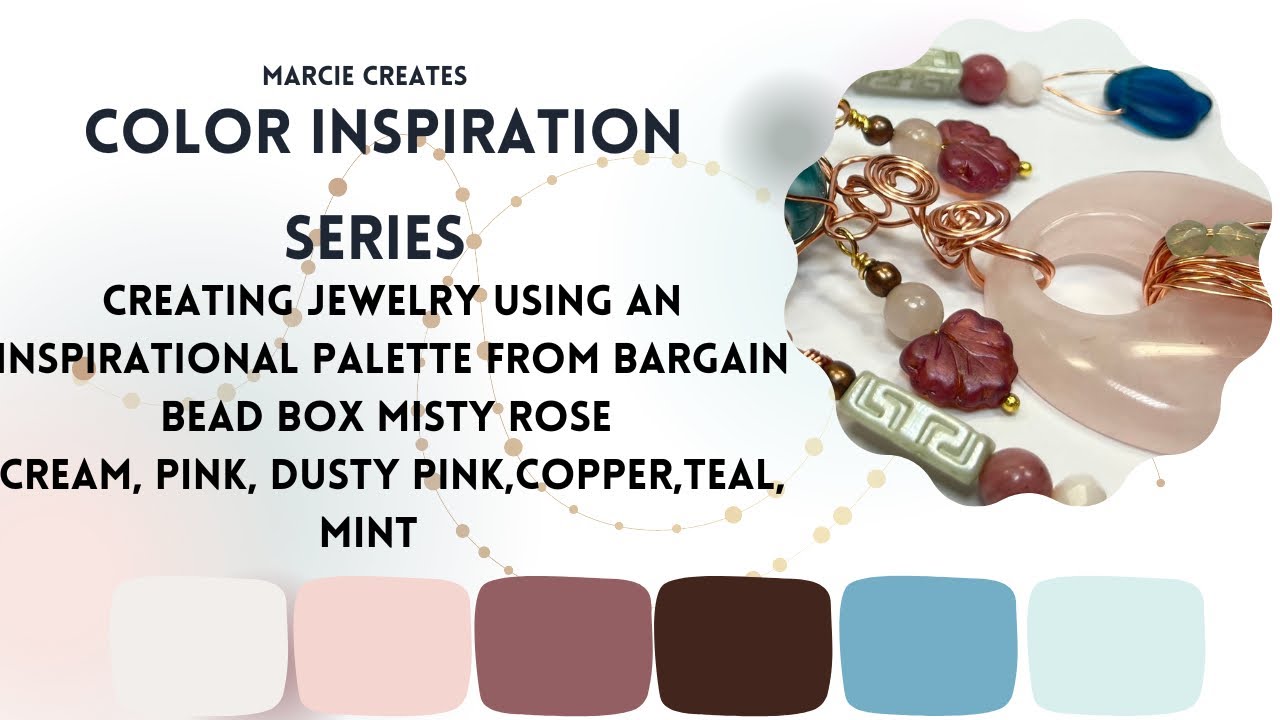 Color Inspiration Series- adding color to the Bargain Bead Box Misty ...