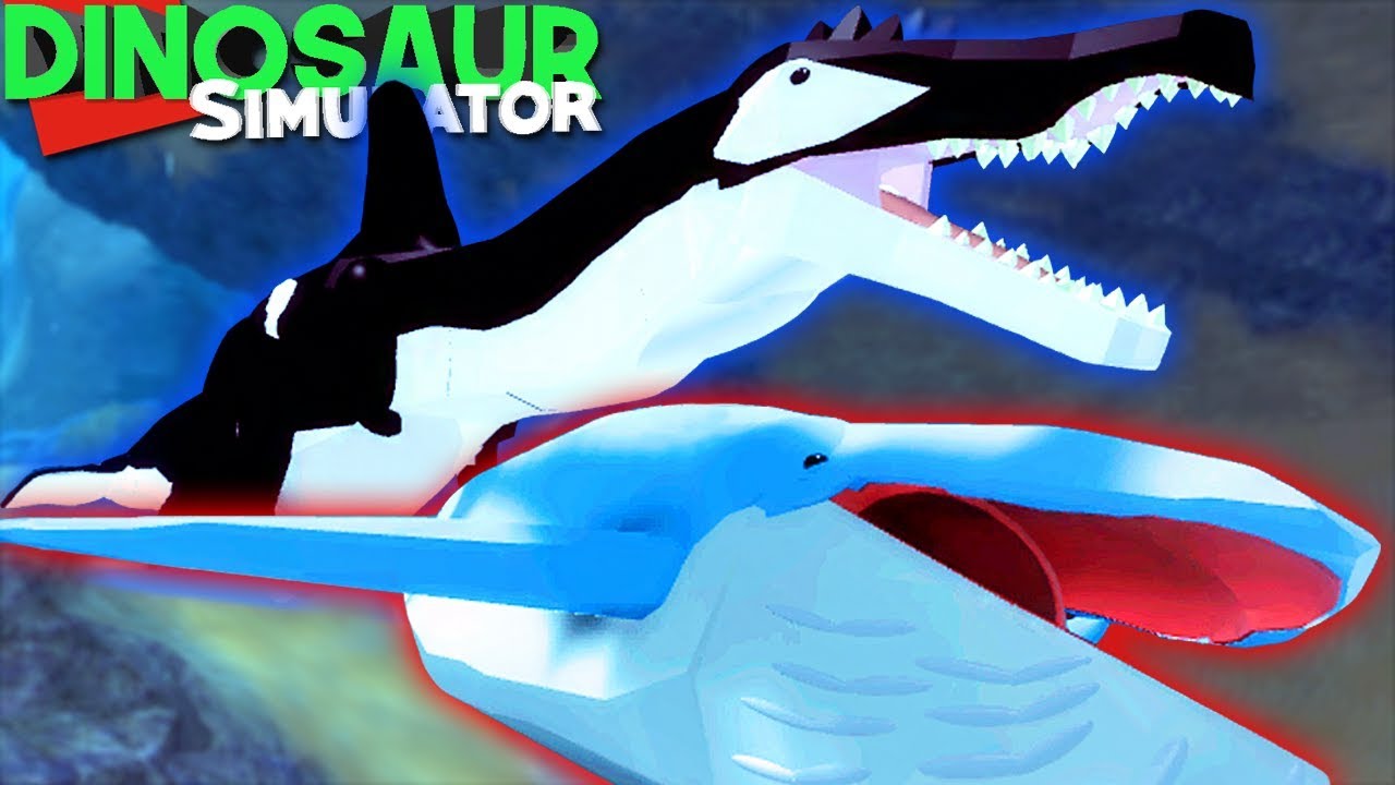 Dinosaur Simulator (Roblox) - Orca Spinosaurus VS. Blue Whale Shasta ...