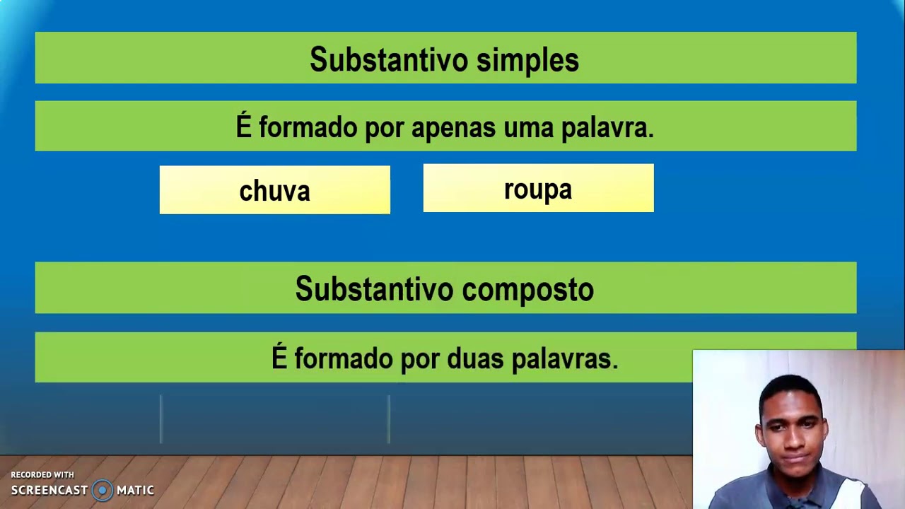 substantivo simples e composto - YouTube