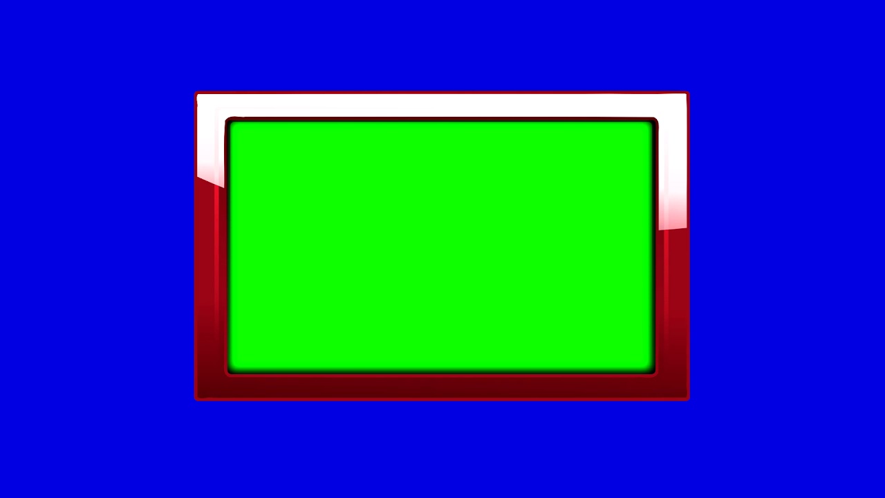 Green screen animated frame for your photo or video. - YouTube
