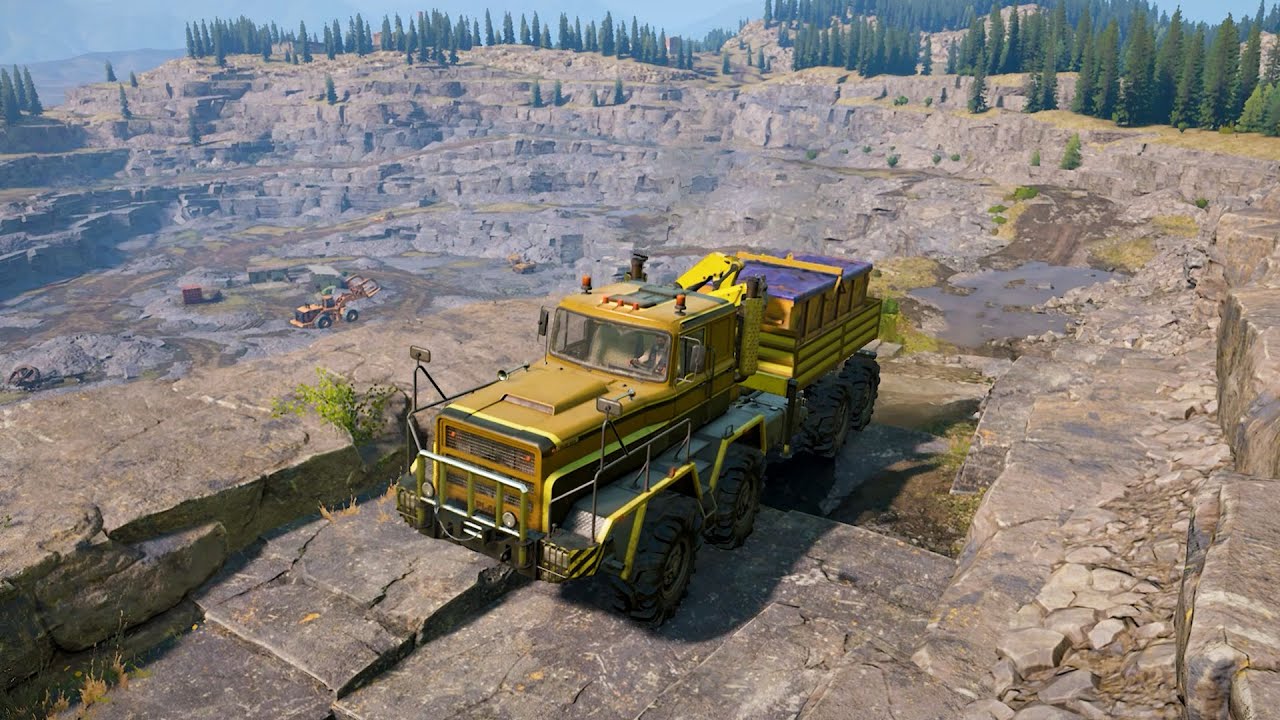 PLAD 450 | load up and transport the Garbage | SnowRunner - YouTube