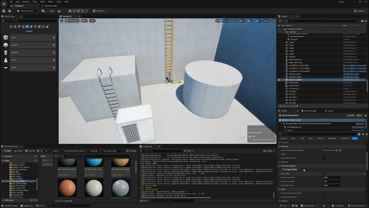 UE5 Geometry Script Procedural Ladders - YouTube