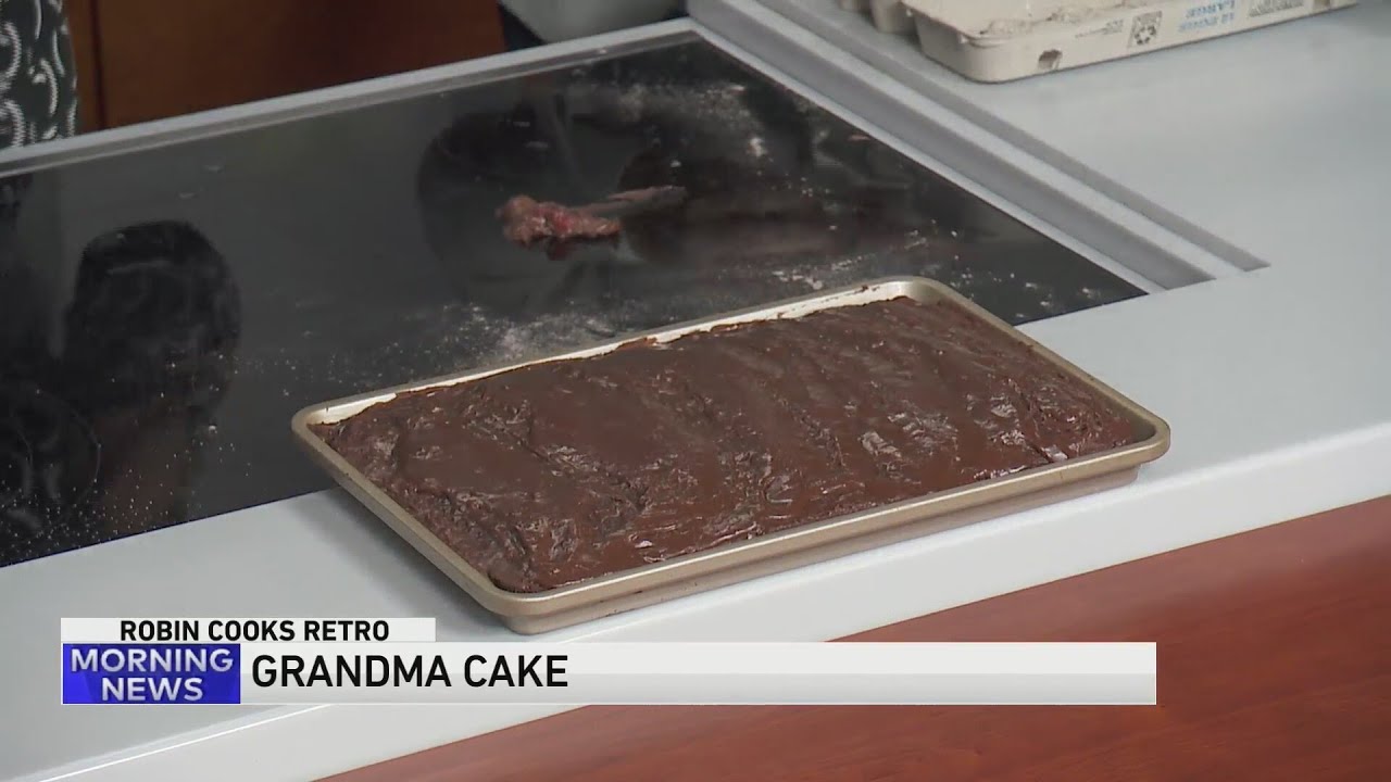 Robin shares recipe for 'Grandma Cake' - YouTube