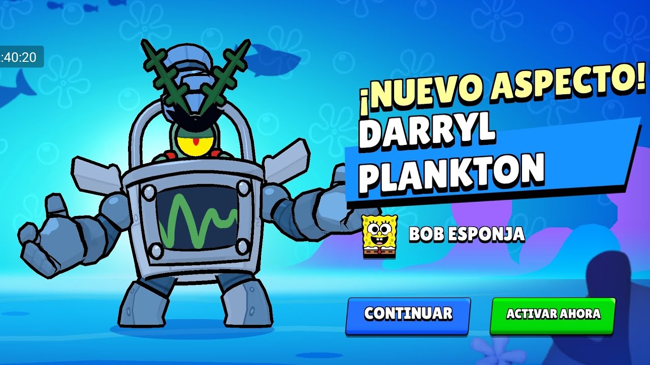 Compramos la skin de Darryl Plankton!!! - YouTube