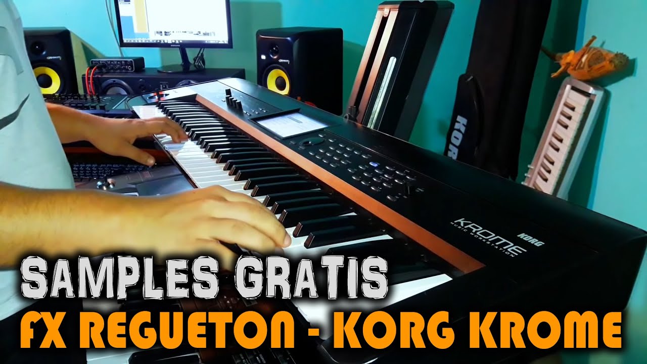 EFECTOS DE REGUETON KORG KROME 🔥| SAMPLES GRATIS - YouTube