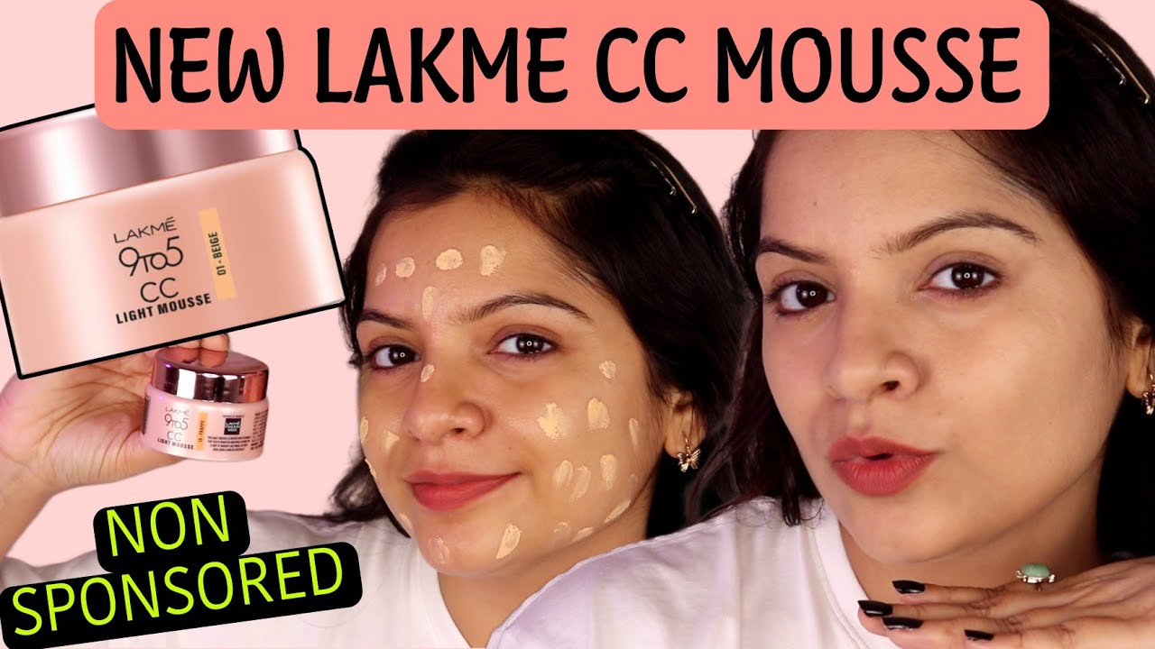 NEW LAKME 9 TO 5 CC MOUSSE REVIEW - YouTube