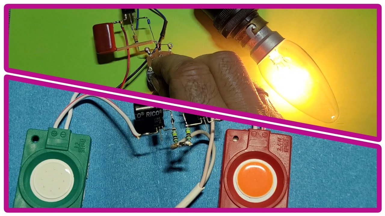 Two Easy To Build 220V AC Projects For Beginners | @Shaktitechshakti ...