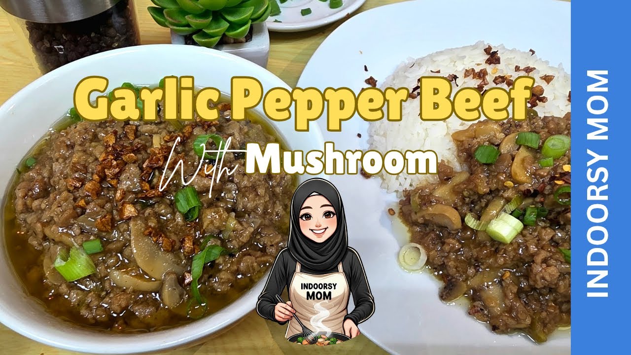 Garlic Pepper Mushroom Beef | Easy & Flavorful Ground Beef Recipe ...