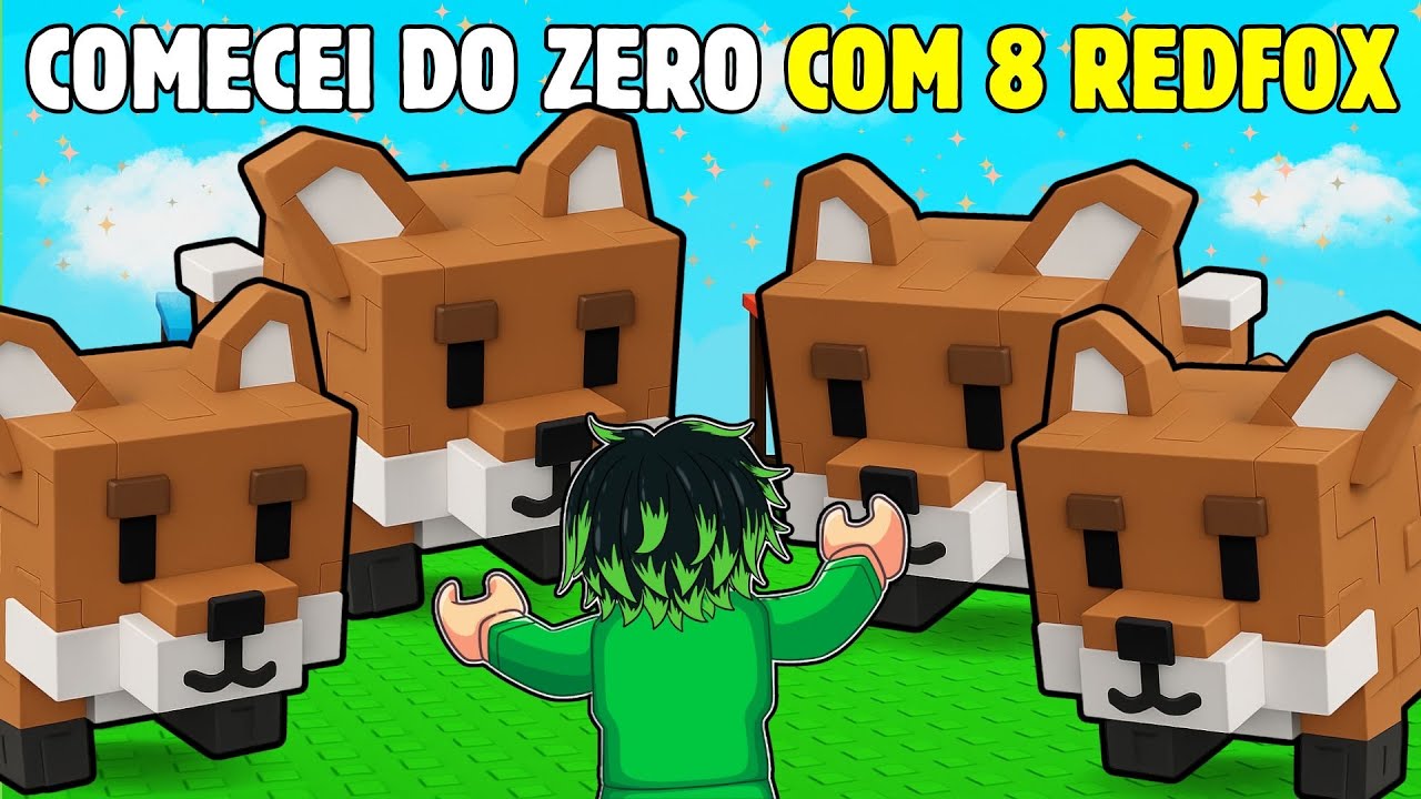 Criei Um Exército de OITO REDFOX e Comecei Do Zero No Grow a Garden #roblox #growagarden - YouTube