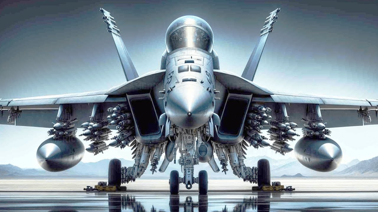 Here's New F-18 Super Hornet with Most Lethal Armament - YouTube