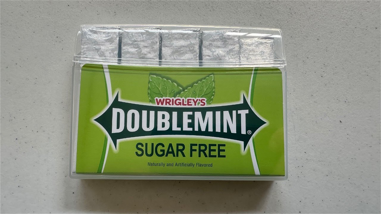 DOUBLEMINT Sugar Free - 35 Stick Mega Pack - YouTube