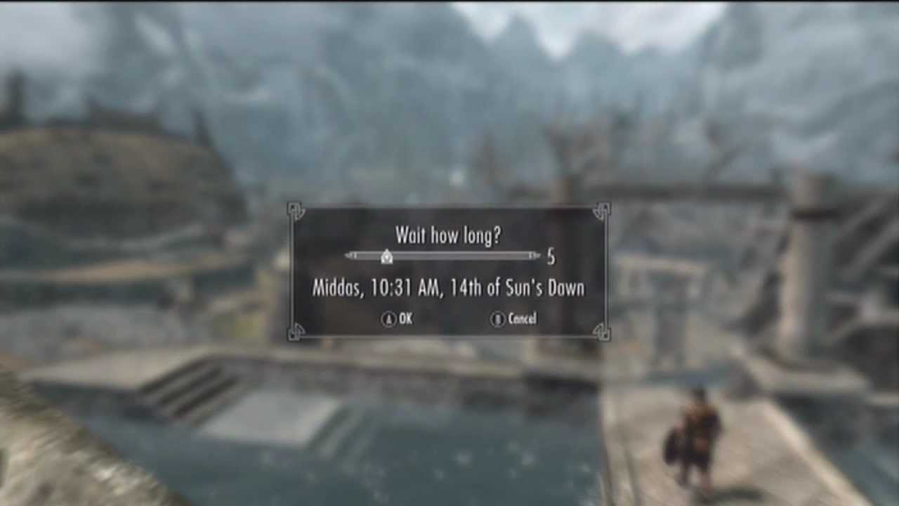 Skyrim - Fast Wait Glitch For Xbox - YouTube