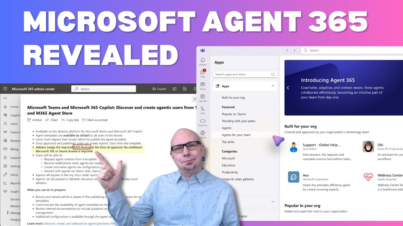 Microsoft Agent 365 revealed - YouTube