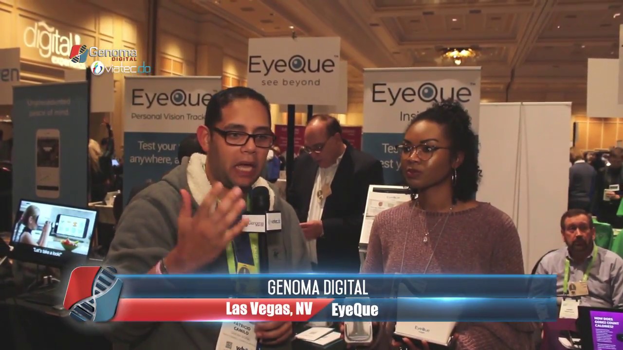 Mide tu nivel de agudeza visual en casa con EyeQue - YouTube