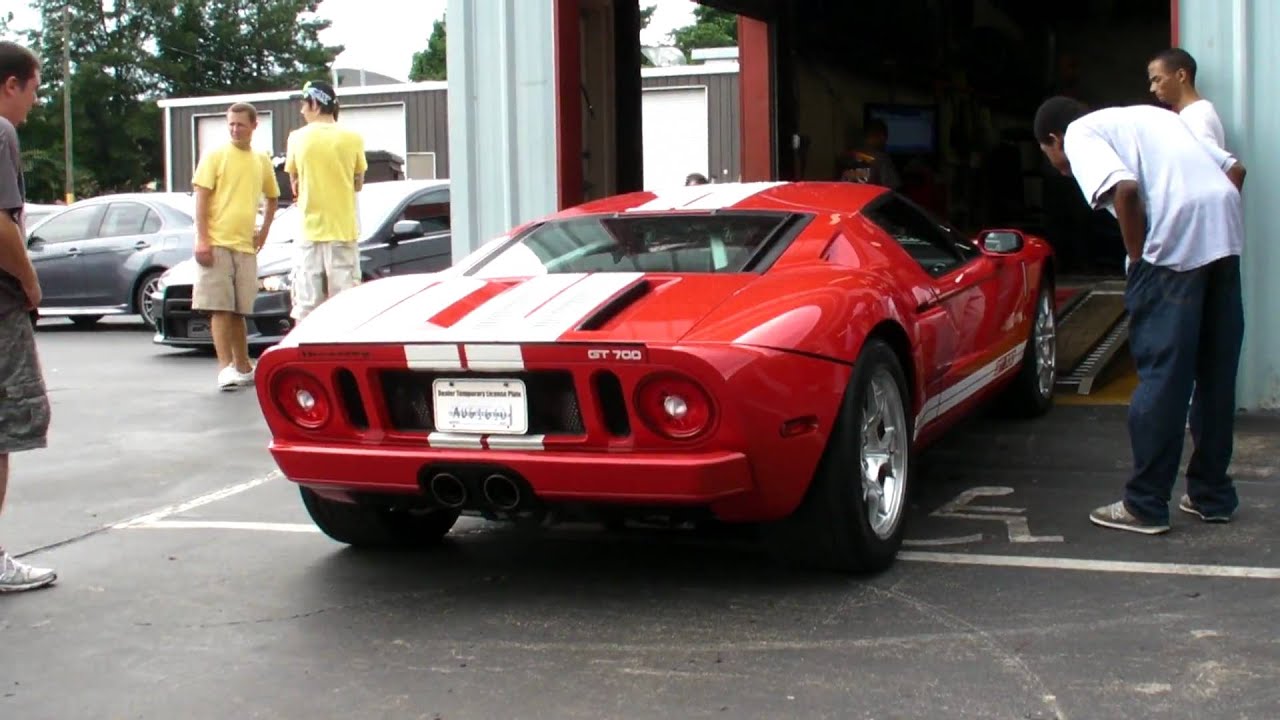 Hennessey Ford GT 700 getting on dyno @ Forged Performance Dyno Day 7 ...