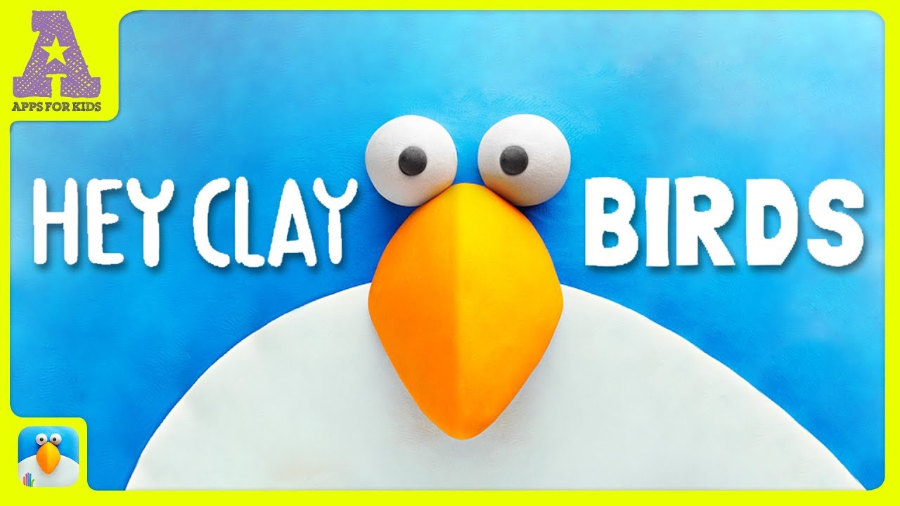 HEY CLAY BIRDS Roll, squish and mold clay into fun birds! - YouTube
