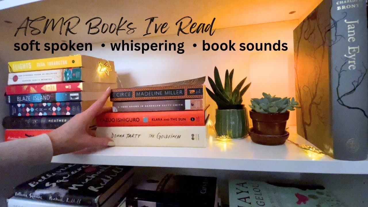 ASMR Books | Cozy Bookshelf | Soft Speaking | Whispering | Book Sounds ...