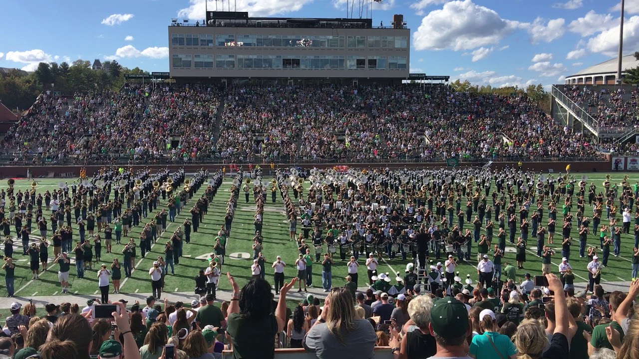 Ohio University Marching 110 and Alumni - Homecoming Halftime Show 2017 ...