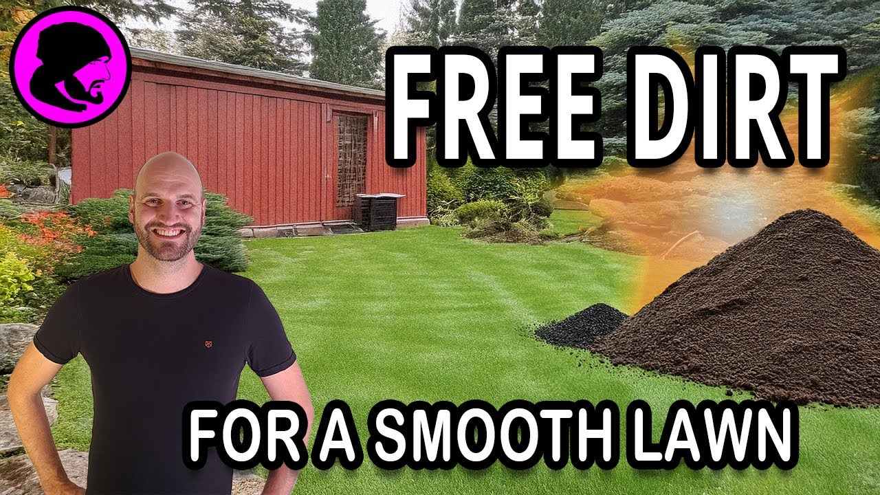 Free dirt for a smooth lawn - YouTube