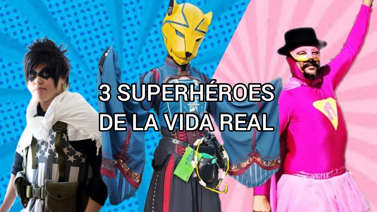 3 Superhéroes de la Vida Real (Pink Bubbles, Seraph Sixwings y Clean ...