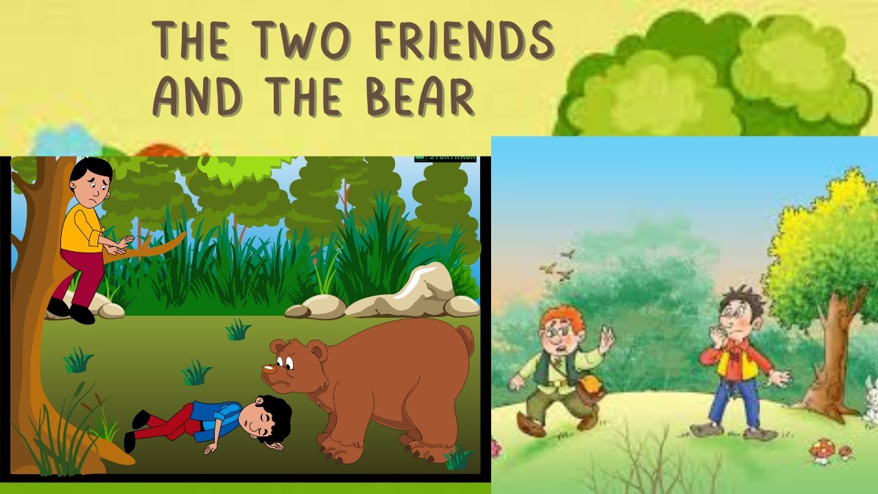 moral story Two friends and Bear/short moral story/Bed time moral story ...