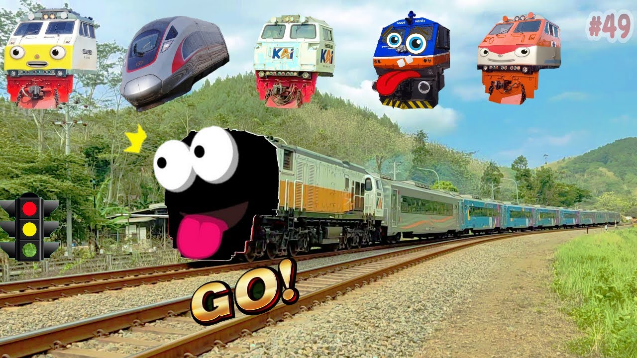 Tebak gambar kereta api lucu cc206 gerbong Taksaka, Mana lokomotif ...