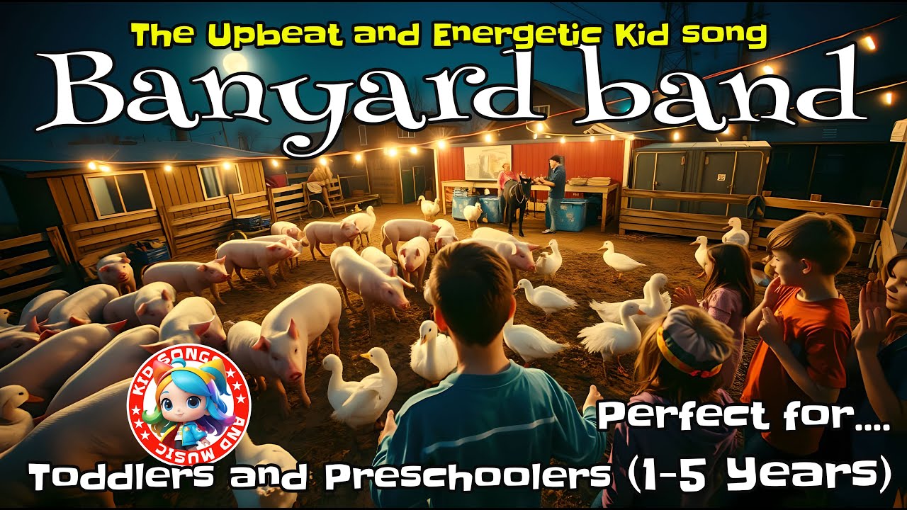 Barnyard Band: Fun Animal Song for Kids | Sing Along & Dance Party ...