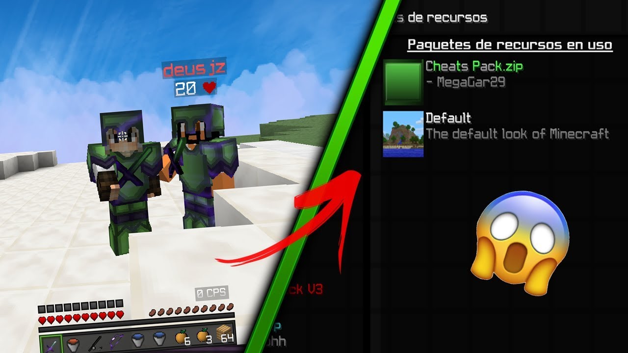 Texture Pack Para UHC & PvP (Aumenta FPS) | Dark Sea v2 Green ...