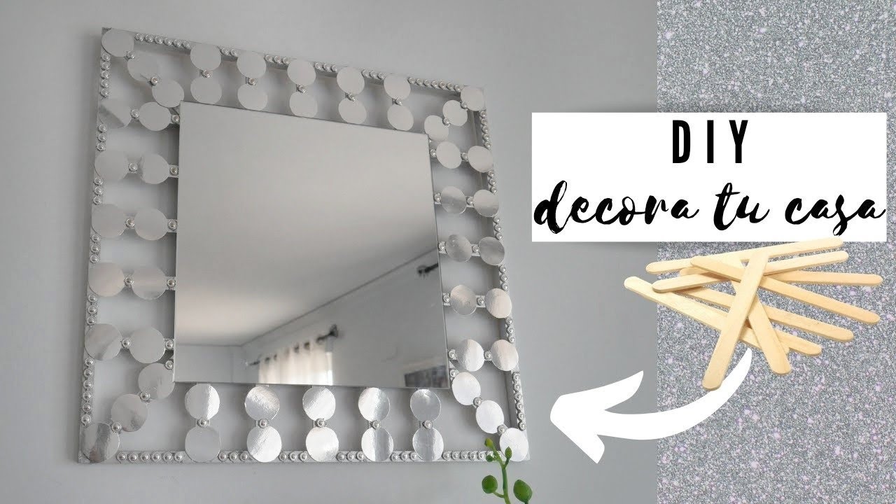 💥ESPEJO DECORATIVO FÁCIL y SIN GASTAR DINERO💥😱/ DIY MIROR DECOR - YouTube