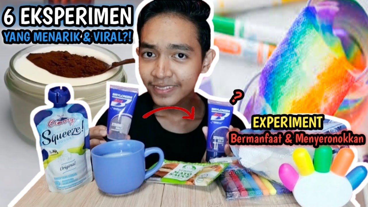 6 EKSPERIMEN YANG PERNAH VIRAL!? | Experiment Yang Bermanfaat & Berguna ...