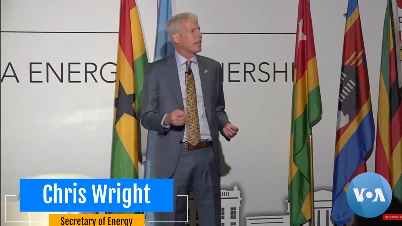 US Energy Secretary Chris Wright on Energy, Climate, and Africa - YouTube