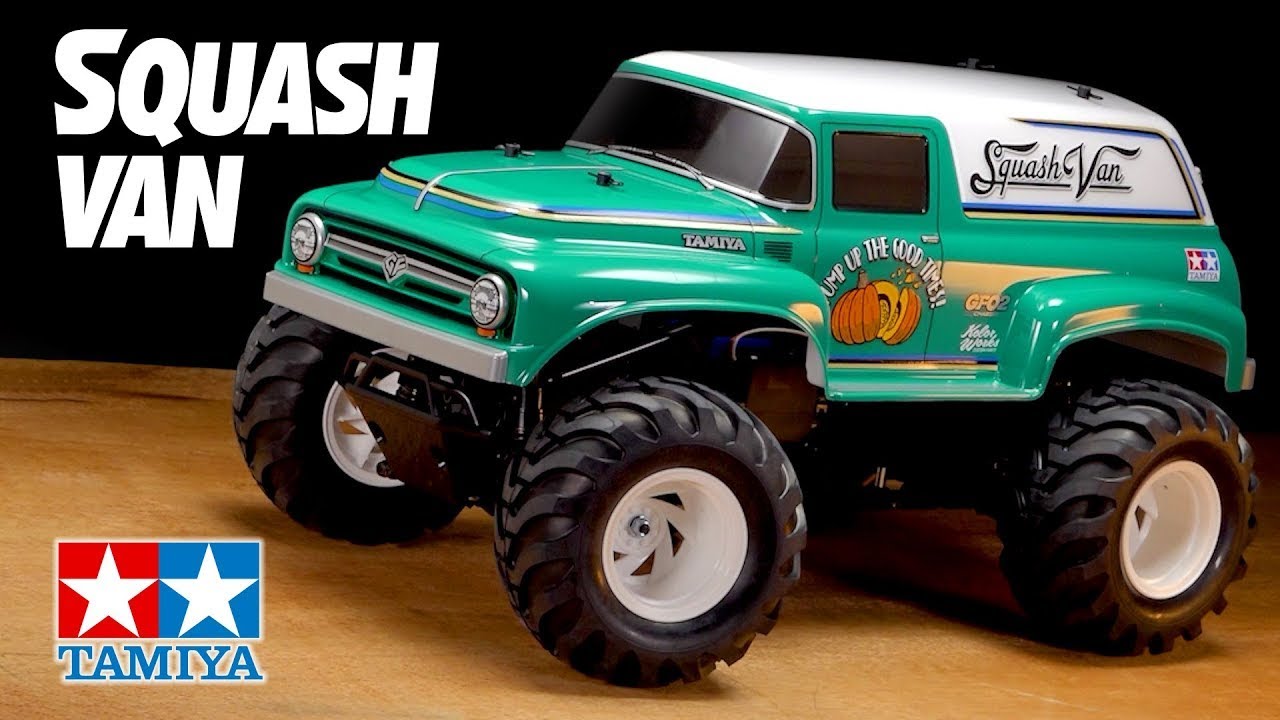 【Tamiya 58725】1/10 RC Squash Van (GF-02 Chassis) - YouTube
