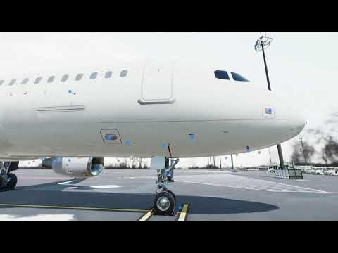 Airbus A320-CFM56B Flight Crew Exterior Walkaround VR Training by using CnTech's VSIM3D.VMT-VR ...
