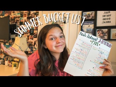 SUMMER BUCKET LIST 2019 !!│Things To Do This Summer ! - YouTube