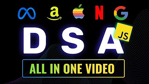 Data Structures & Algorithms In JavaScript Complete Course 2024 - YouTube