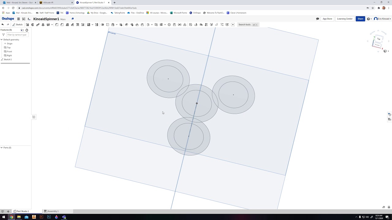 Creating a Fidget Spinner - OnShape - YouTube