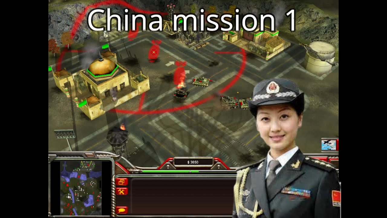 C&C: Generals Zero hour China Mission 1 - The Dragon Unleashed - YouTube