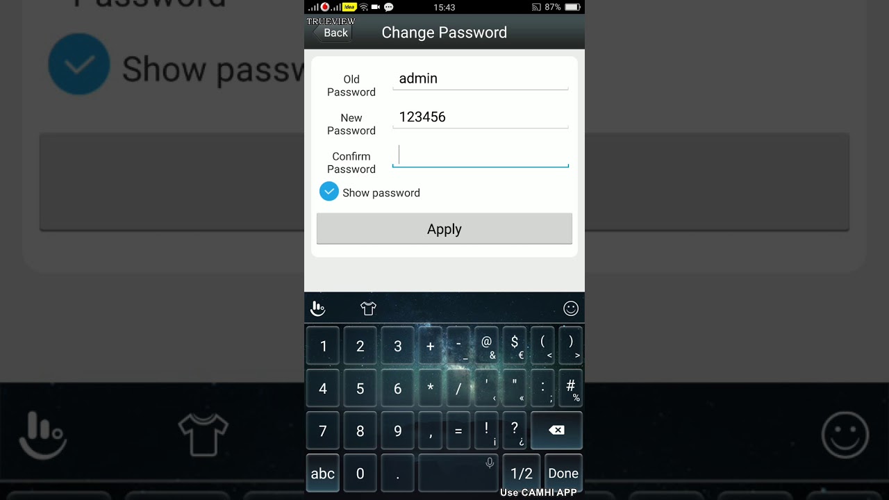 how to change admin password from camera - YouTube